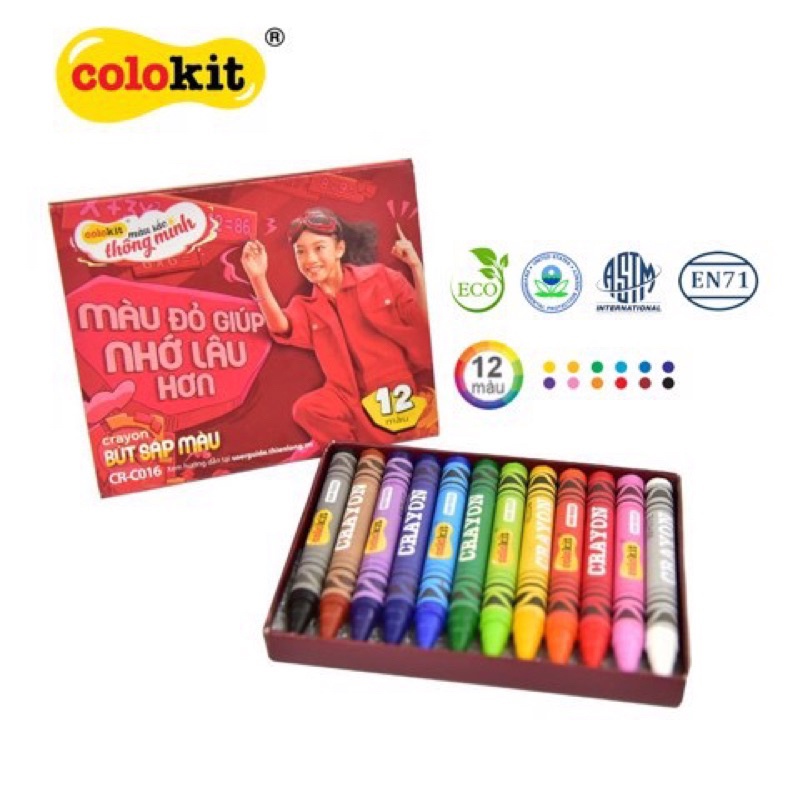 Set of 12 Colokit Thien Long Color Wax for babies | Shopee Philippines