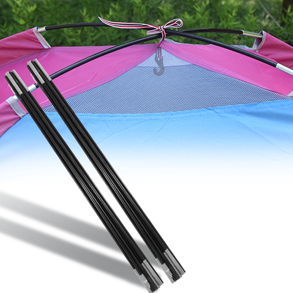 SPR-3.96M Fiberglass Camping Tent Pole Bars Outdoor Support Rods Awning ...