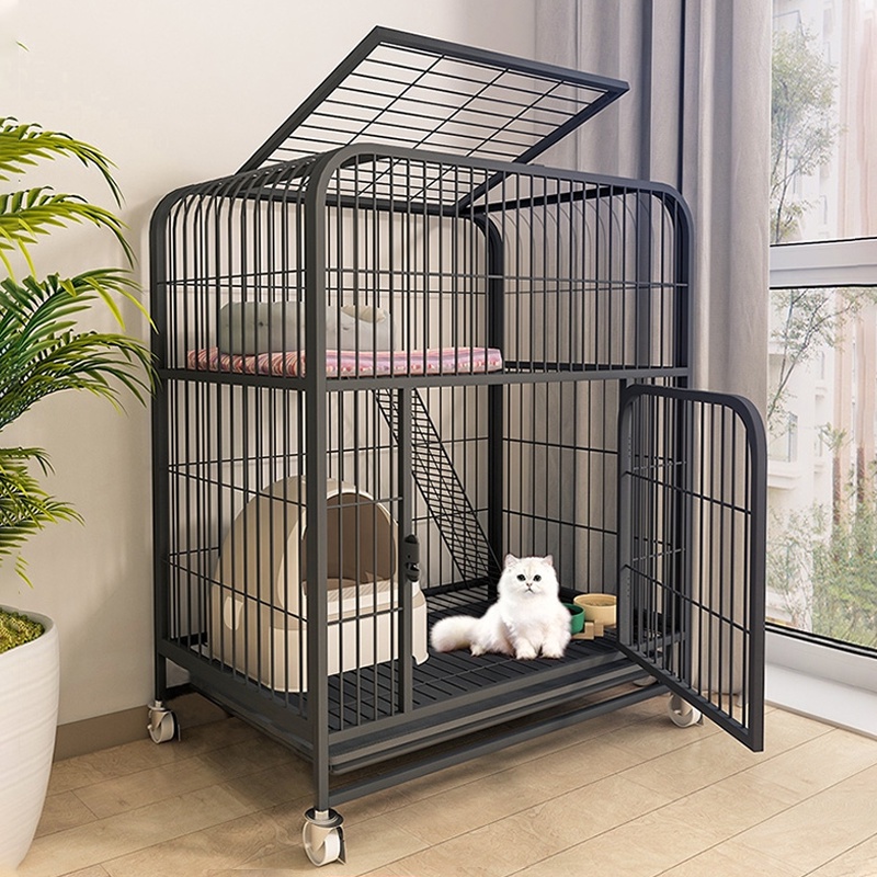 Large# Deluxe Cat Cage 2 Tier White Large Cat Cage Easy Assemble Cage ...