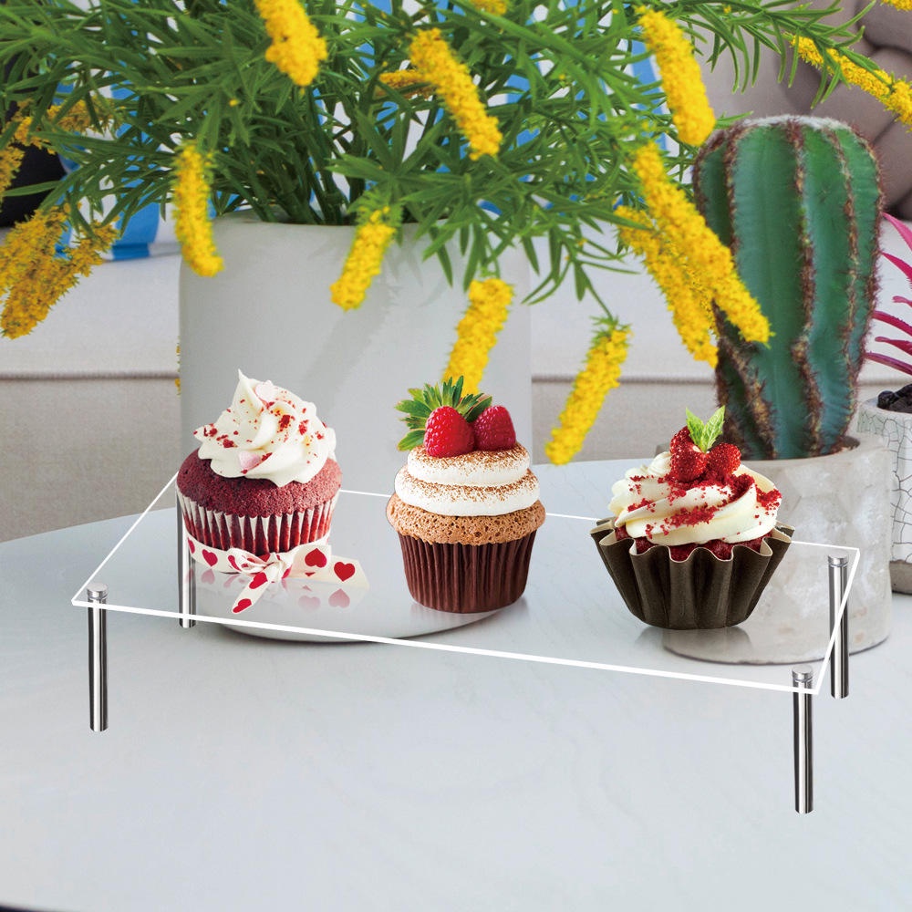 Clear Acrylic Display Risers-Cupcake Stand for Dessert Buffet Cake ...