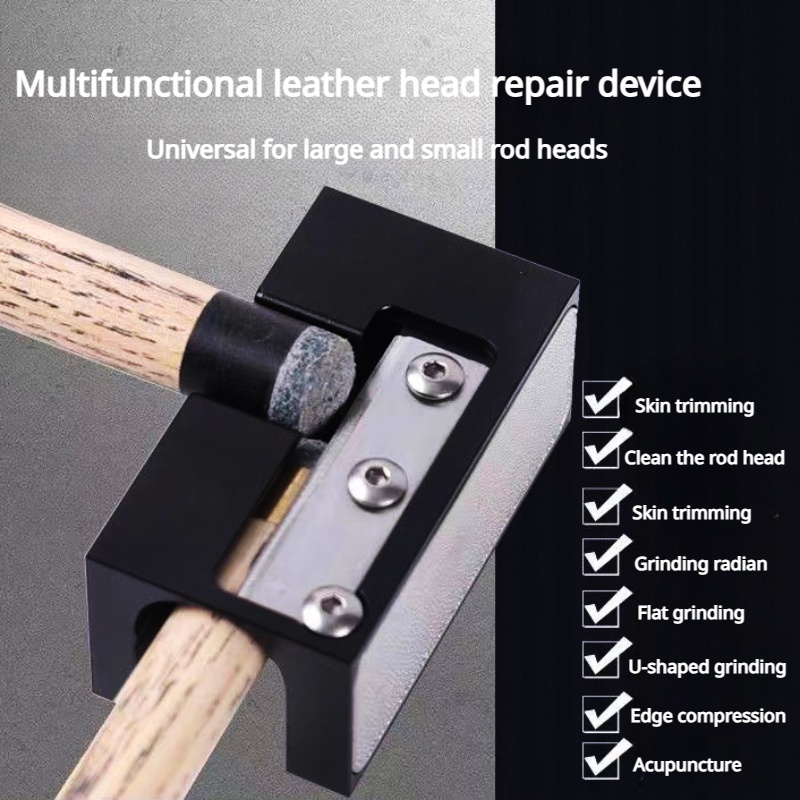 Multifunctional Billiard Skin Head Repairer Pool Cue Skin Head Repair ...