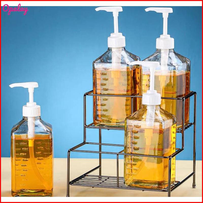 Fructose Syrup Press Glass Bottle 1100ml 10cc precision indenter Juice ...