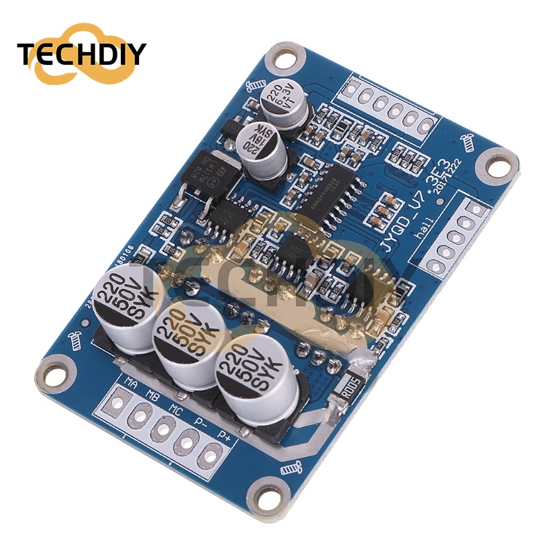 DC 12V-36V 15A 500W Brushless Motor Controller Hall BLDC Driver Board ...