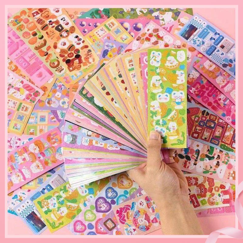 5 uri ng Laser Guka Sticker Set Cute Guka gamit ang Korean Sticker Gift ...