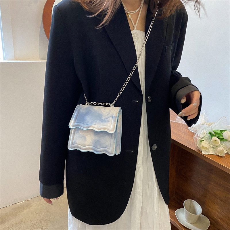 Mini Gradient Bag Women's Small Square Bag Chain Bag Trendy One ...
