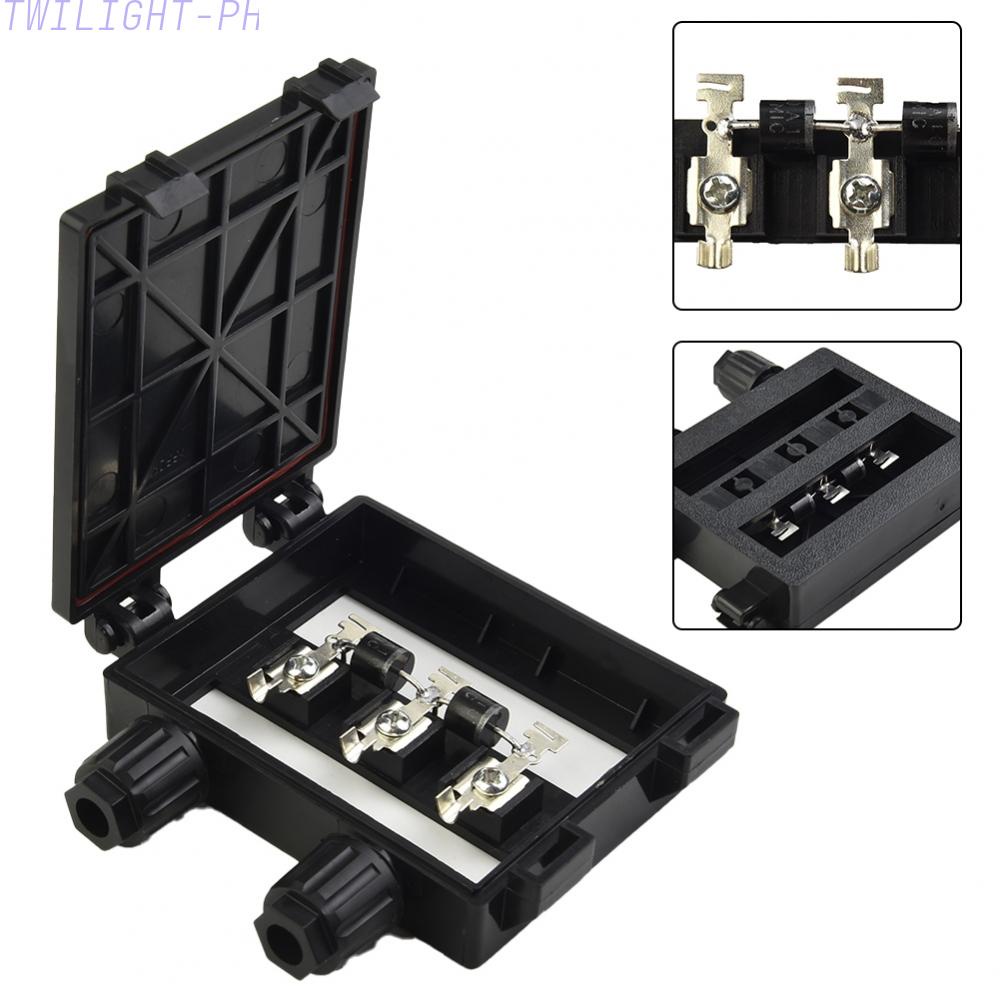 1* PV Solar Junction Box Junction Box 2 Diodes For Solar Panel 50W-120W ...