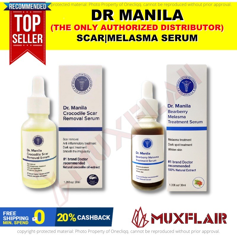 Dr. Manila - Crocodile Scar Removal Serum | Melasma Treatment Serum Bearberry | Shopee Philippines