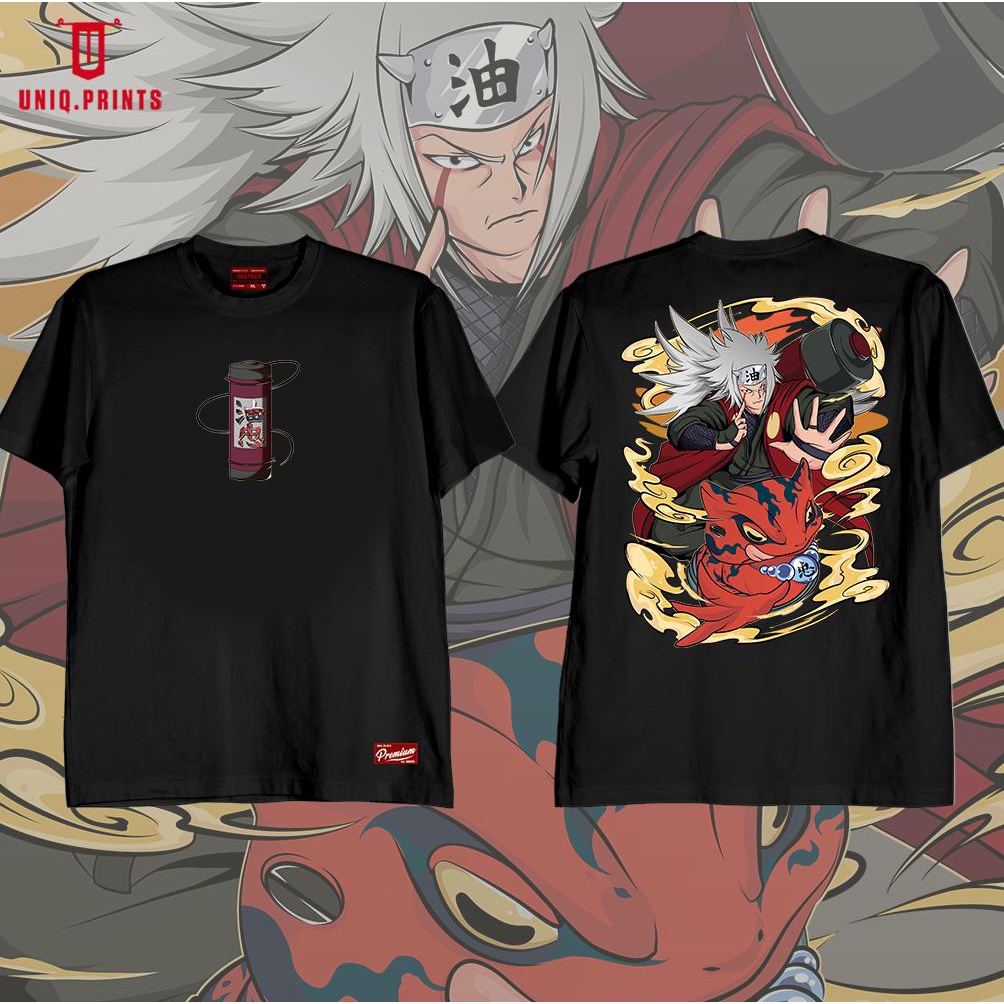 UNIQ.PRINTS NARUTO JIRAIYA THE LEGENDARY SANNIN GRAPHIC COTTON TSHIRT ...