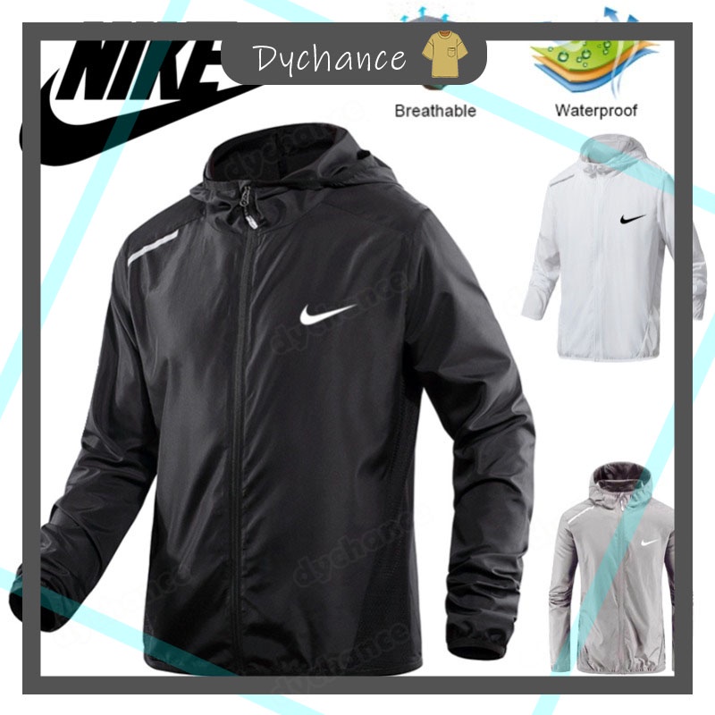 Waterproof Men Windbreaker UV Protection Hoodie Sports Outdoor Jacket ...