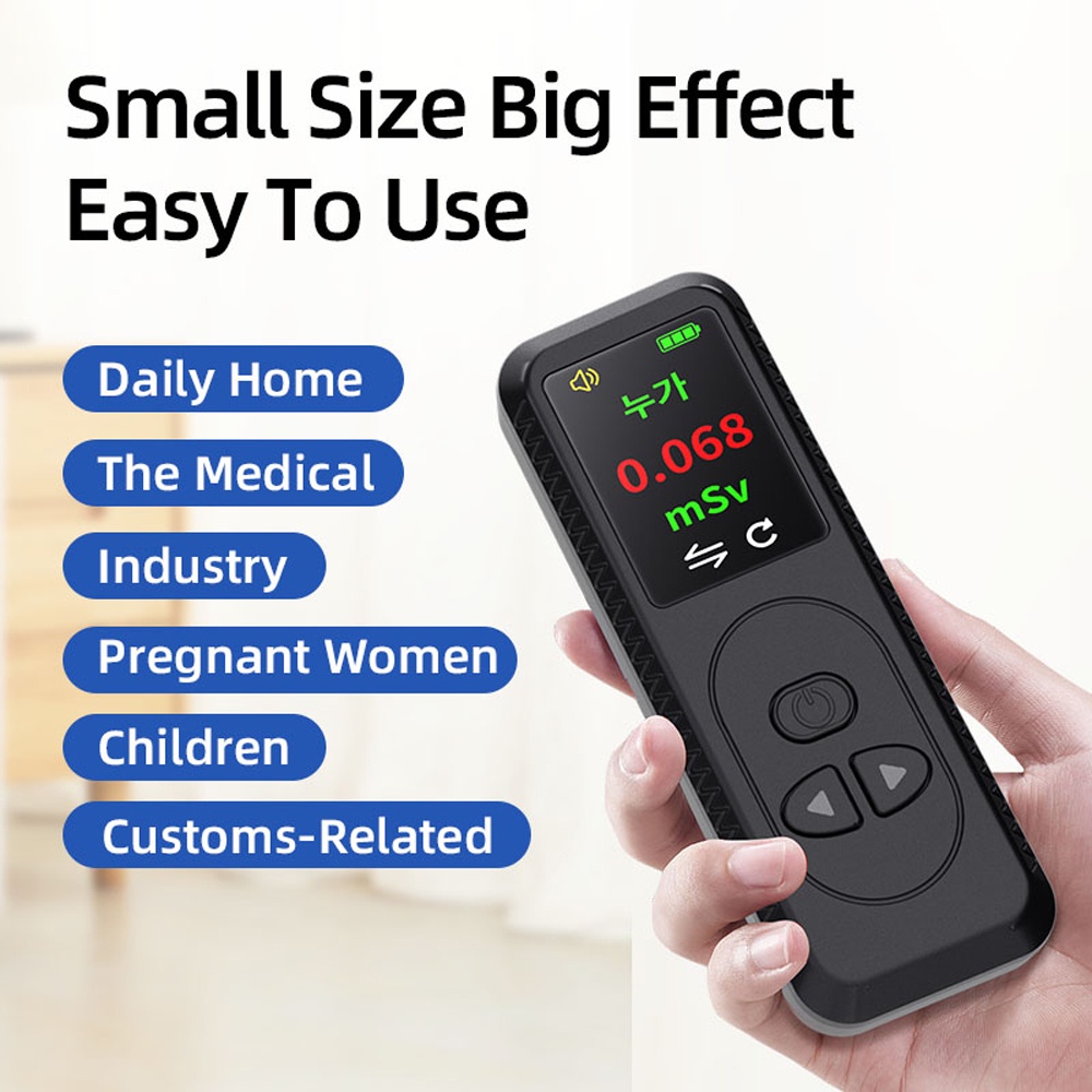 Digital Nuclear Radiation Tester with Color Display for Beta, X-Ray and ...