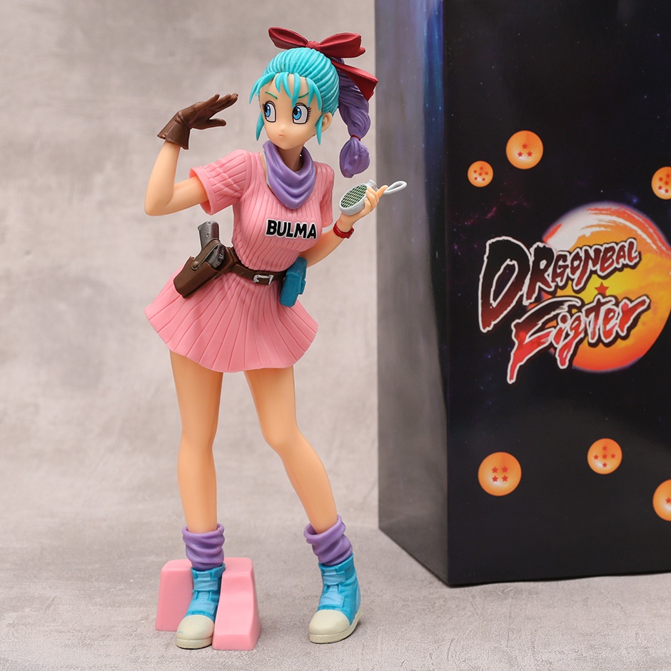 Anime Dragon Ball 25CM Girl Bulma PVC Figures Kawaii Bulma Action ...