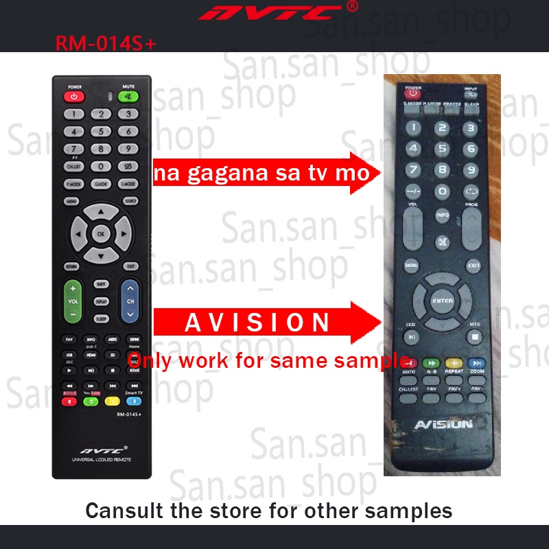 100% Work Universal remote control for avision led tv remote na gagana ...