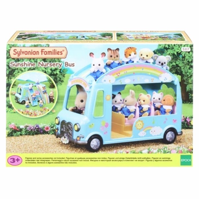 SYLVANIAN FAMILIES Sylvanian Family Sunshine Nursery Bus - Original ...