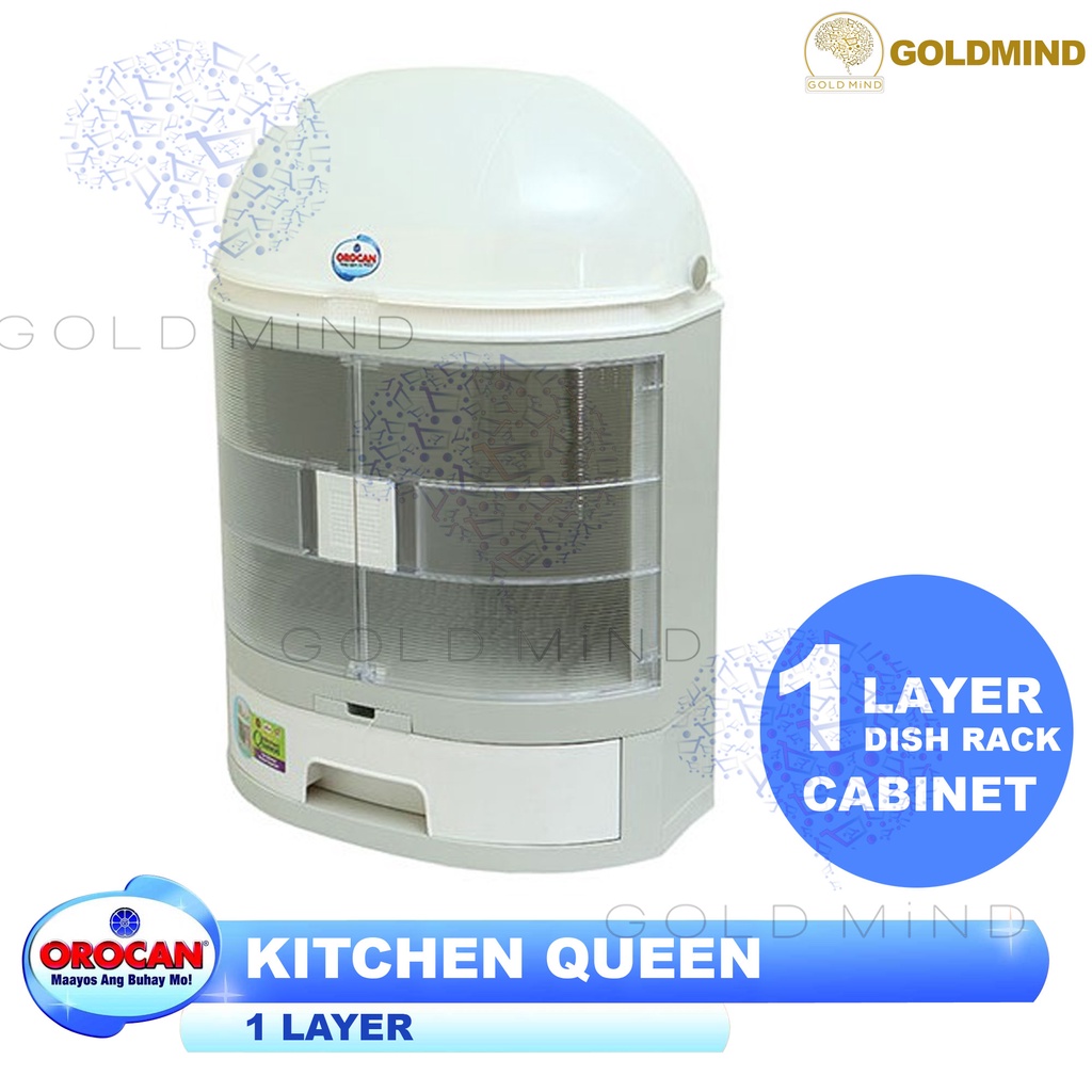 Orocan Kitchen Queen Dish Rack Cabinet, Dish Drainer, Dish Organizer 1 ...