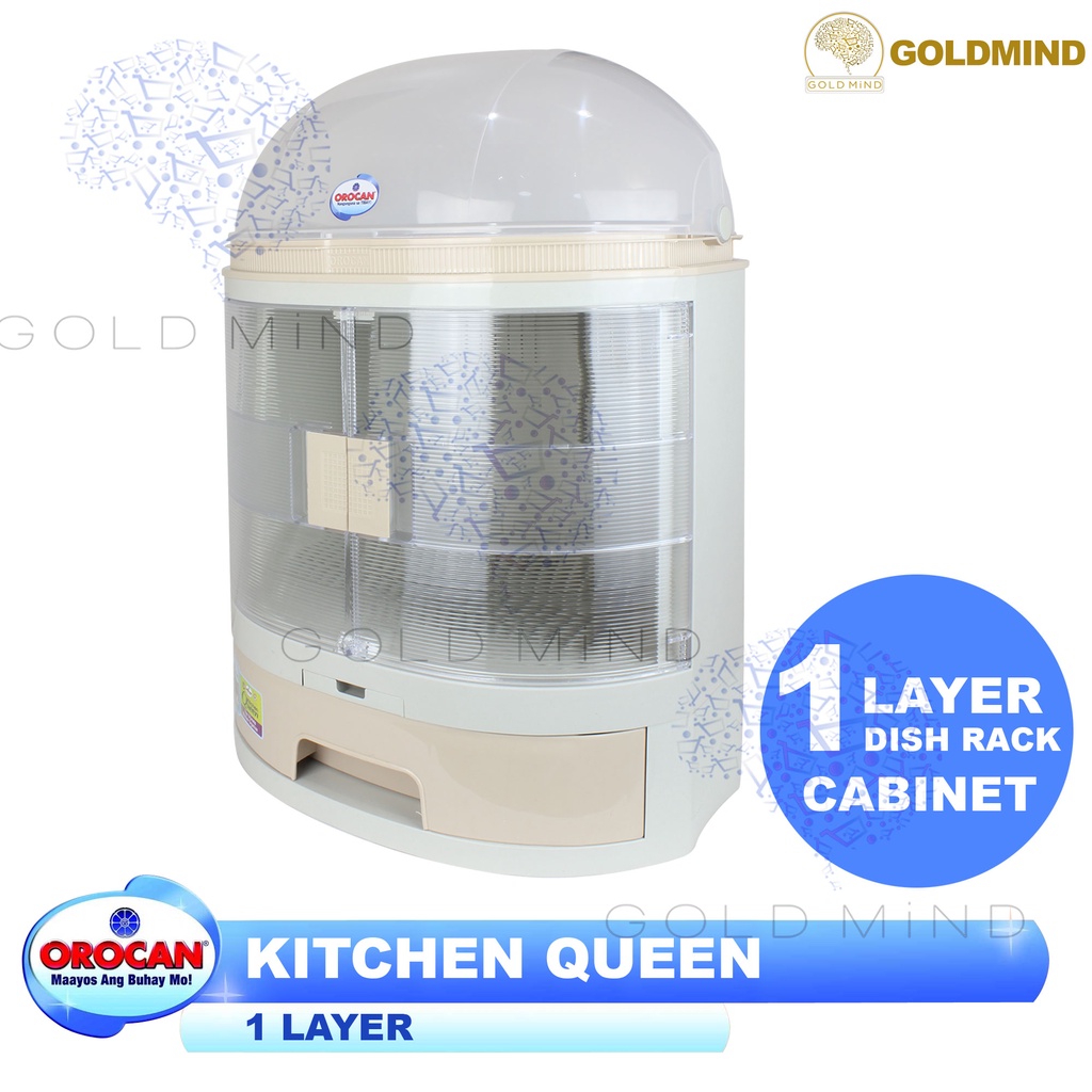Orocan Kitchen Queen Dish Rack Cabinet, Dish Drainer, Dish Organizer 1 ...