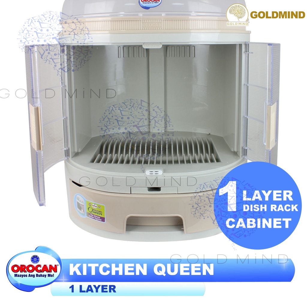 Orocan Kitchen Queen Dish Rack Cabinet, Dish Drainer, Dish Organizer 1 ...