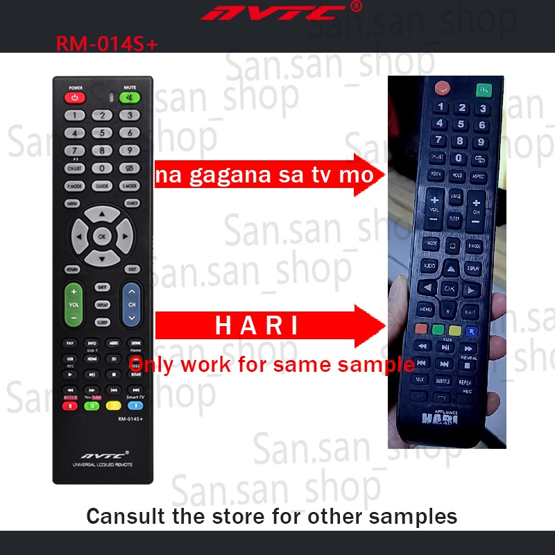 100% Work Universal remote control for HARI smart tv remote na gagana ...