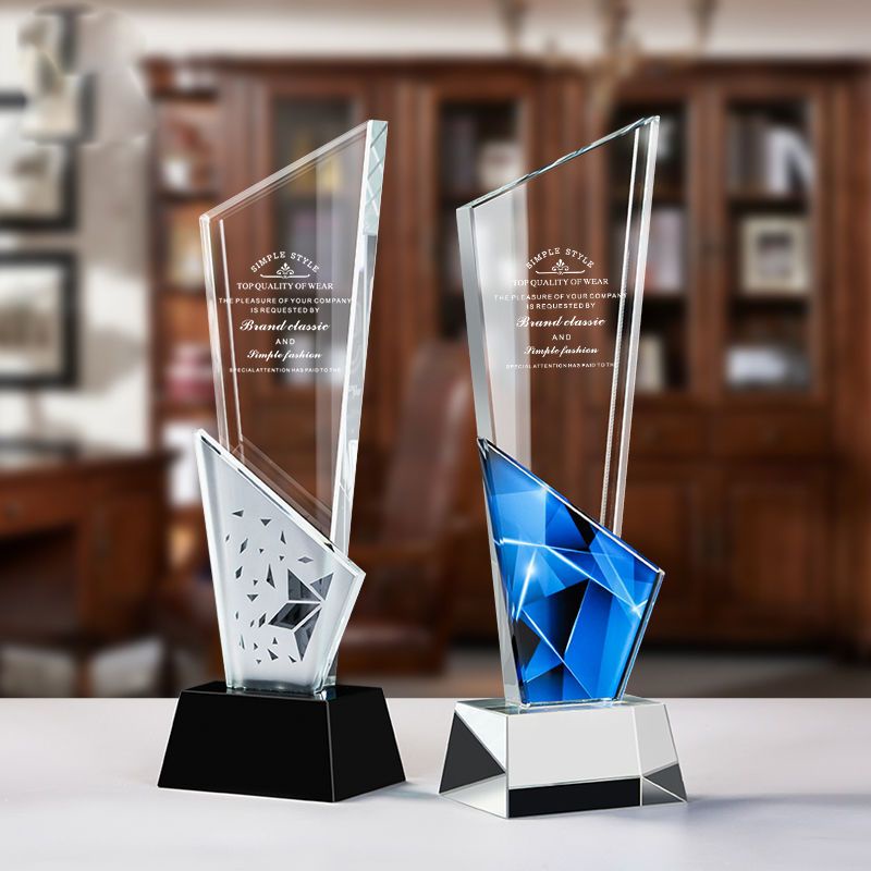 Color Print Crystal Trophy Custom-Made High-End Creative Trophy Medal ...