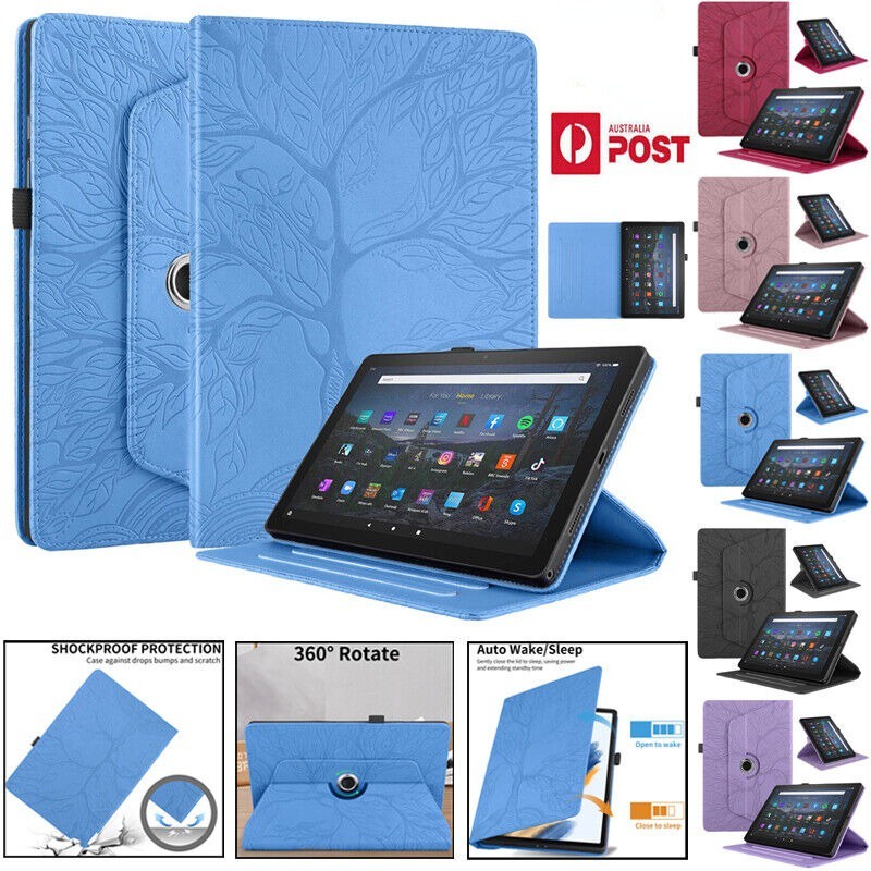 360 Rotate Smart Case For Amazon All-New Fire HD 8 /HD 8 Plus 2022 2020 ...