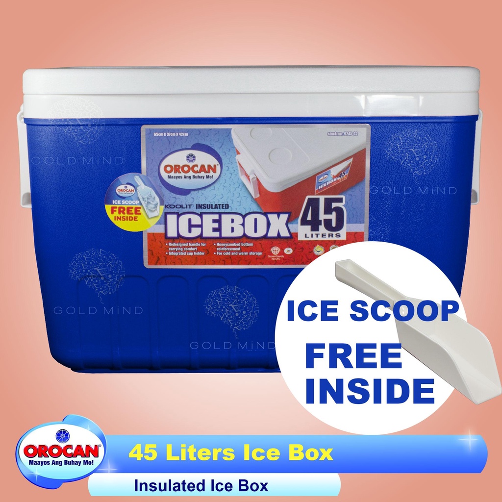 Orocan Ice Box Insulated Icebox Ches 45 | 30 | 15 | 8 | 5 Liters - Gold ...
