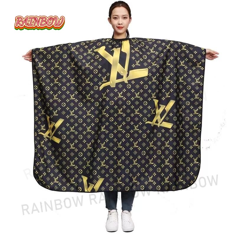 Barber Apron Hairdresser Haircut Bibs Anti-static Cloth Salon Cape Dye ...