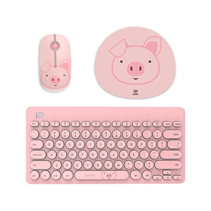 Slim 2.4GHz Wireless Keyboard and Mouse Set Universal Mini Keyboard ...