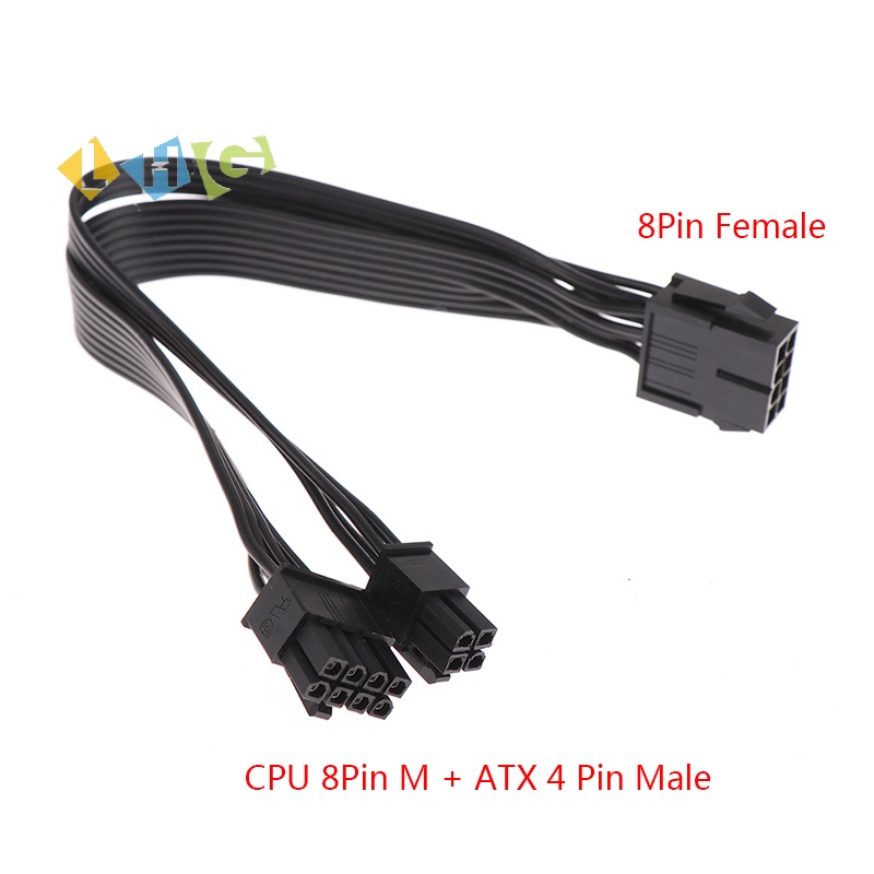 [LHG] CPU 8Pin Female to CPU 8Pin ATX 4Pin Male Power Supply Converter ...