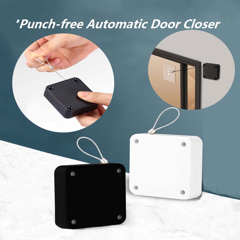 Multifunctional Automatic Door Closer Punch-Free Adjustable Sensor Door ...