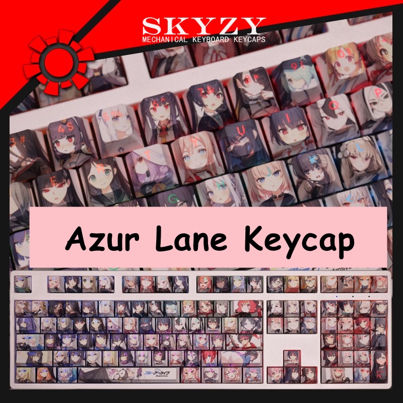 Blue Archive Keycaps Cherry Profile anime PBT Dye Sub Mechanical ...