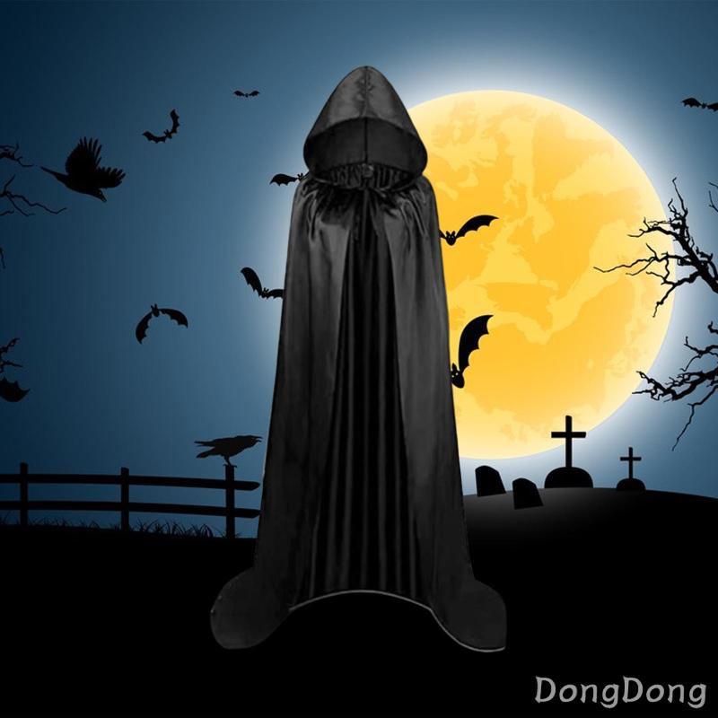 [Dong] Halloween Cape Death Cape Witch Cape Cosplay Cloak for Men Fancy ...