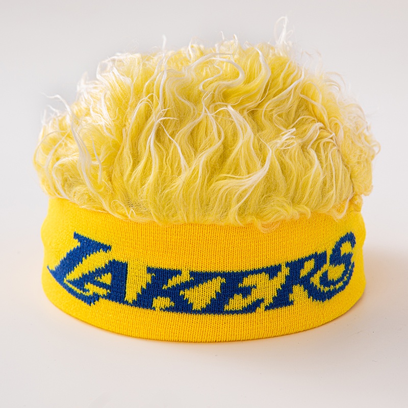 Guapi landlord wig hat personalized hip-hop brimless hat knitted hat ...