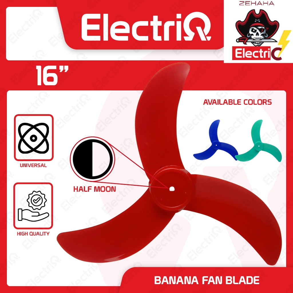 Electric Fan Blade 16" Non Breakable Universal Plastic Blade elesi ...