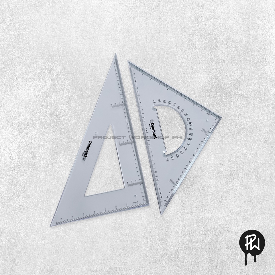 Diamant Triangle Set 45x45 and 30x60 | Shopee Philippines