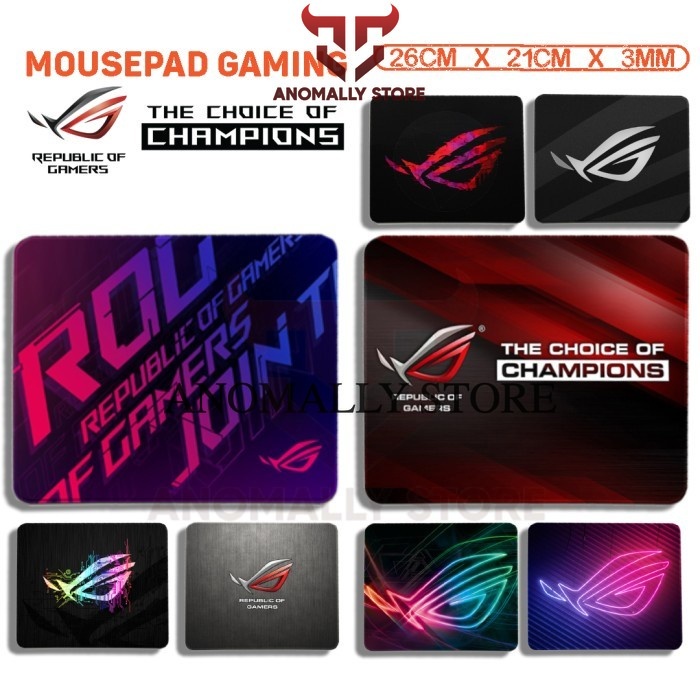 Gaming MOUSEPAD With Many Motifs (ASUS ROG RAZER GOLIATHUS) - RANDOM ...