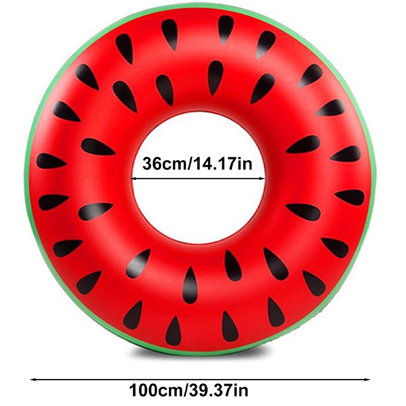 COOLSY Watermelon Pool Floats For Kids Adults, Inflatable Swim Rings ...