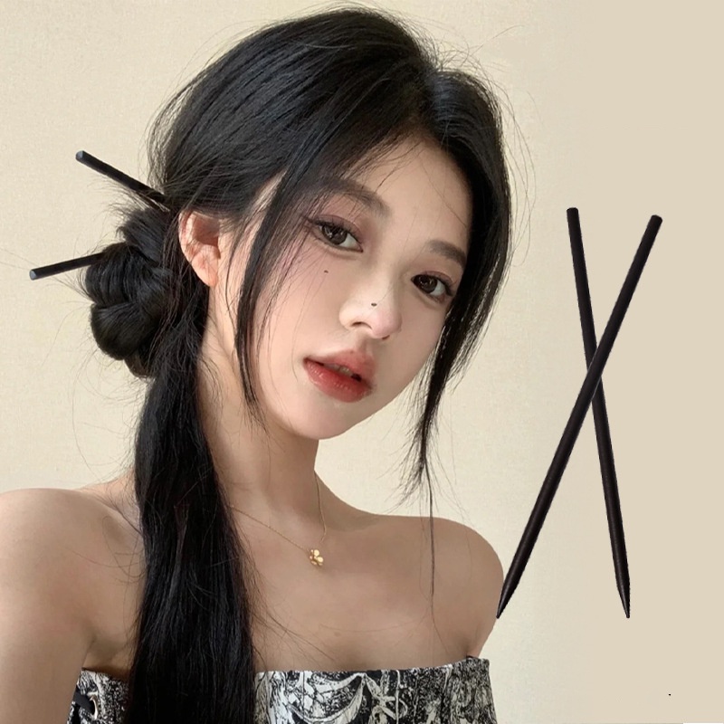 Summer Fashion New Style Black Hairpin Girls Retro Elegant Hairpin ...