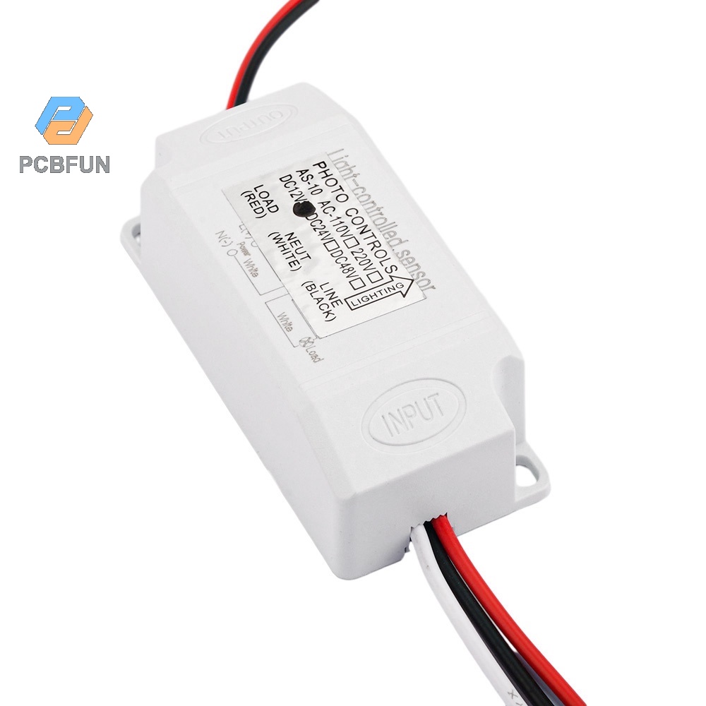 Pcbfun Dc12/24v Ac220v Mini Outdoor Rainproof Lamp Light Photoinduction ...