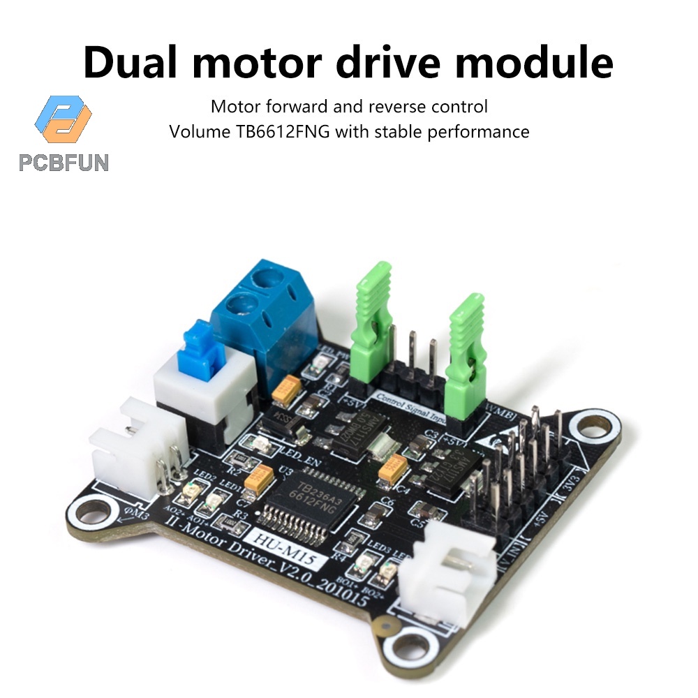 Pcbfun Tb6612 Dual Dc Motor Drive Module Motor Forward And Reverse ...