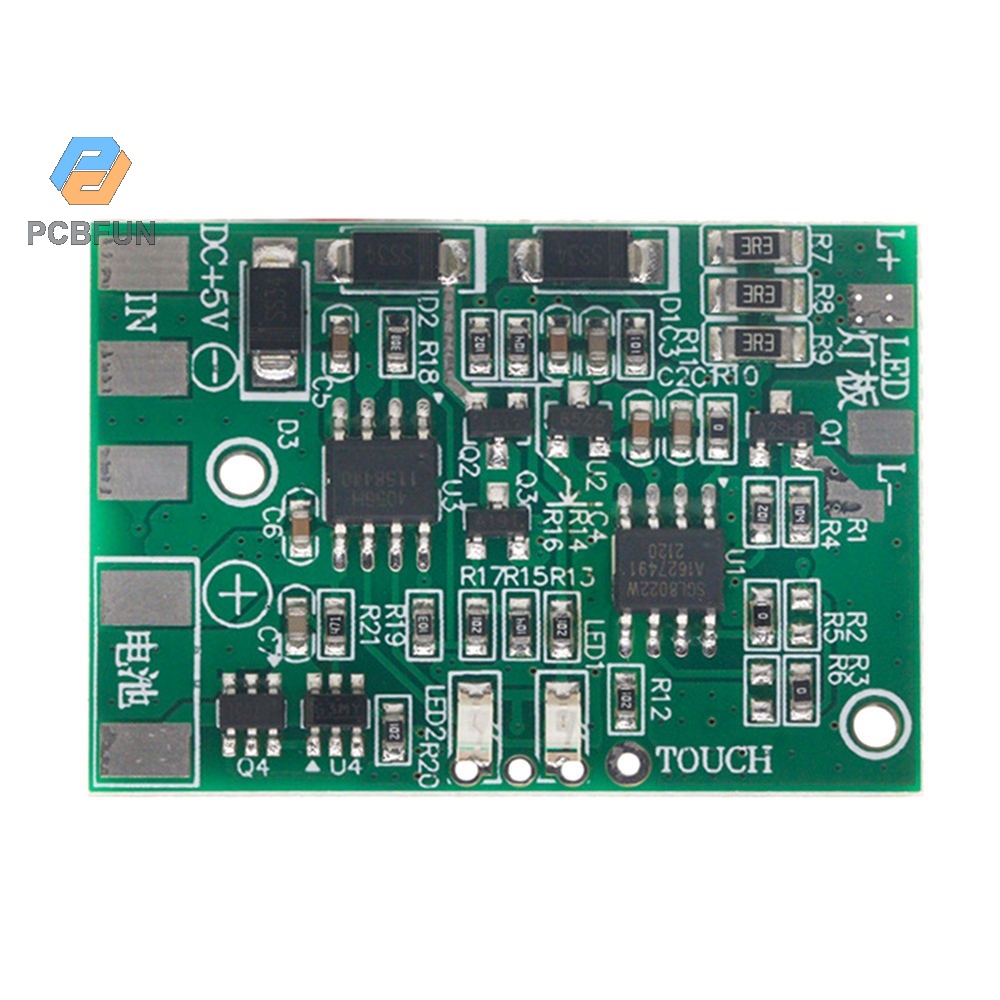 Pcbfun Dc 5v Led With Charging Protection Stepless Touch Dimming Lamp ...