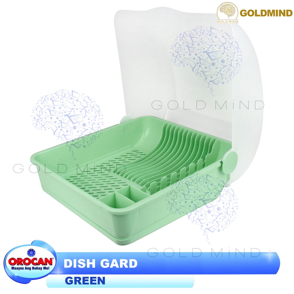 Orocan Dish Rack Drainer with Cover -Gold Mind | Shopee Philippines