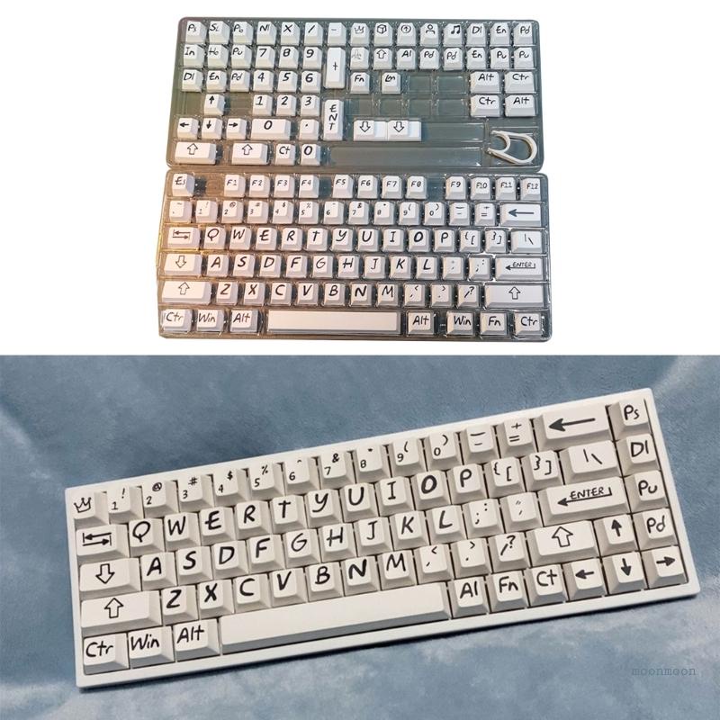 lucky 133 Big Letter Cherry Profile Keycaps PBT Dye Subbed for ...