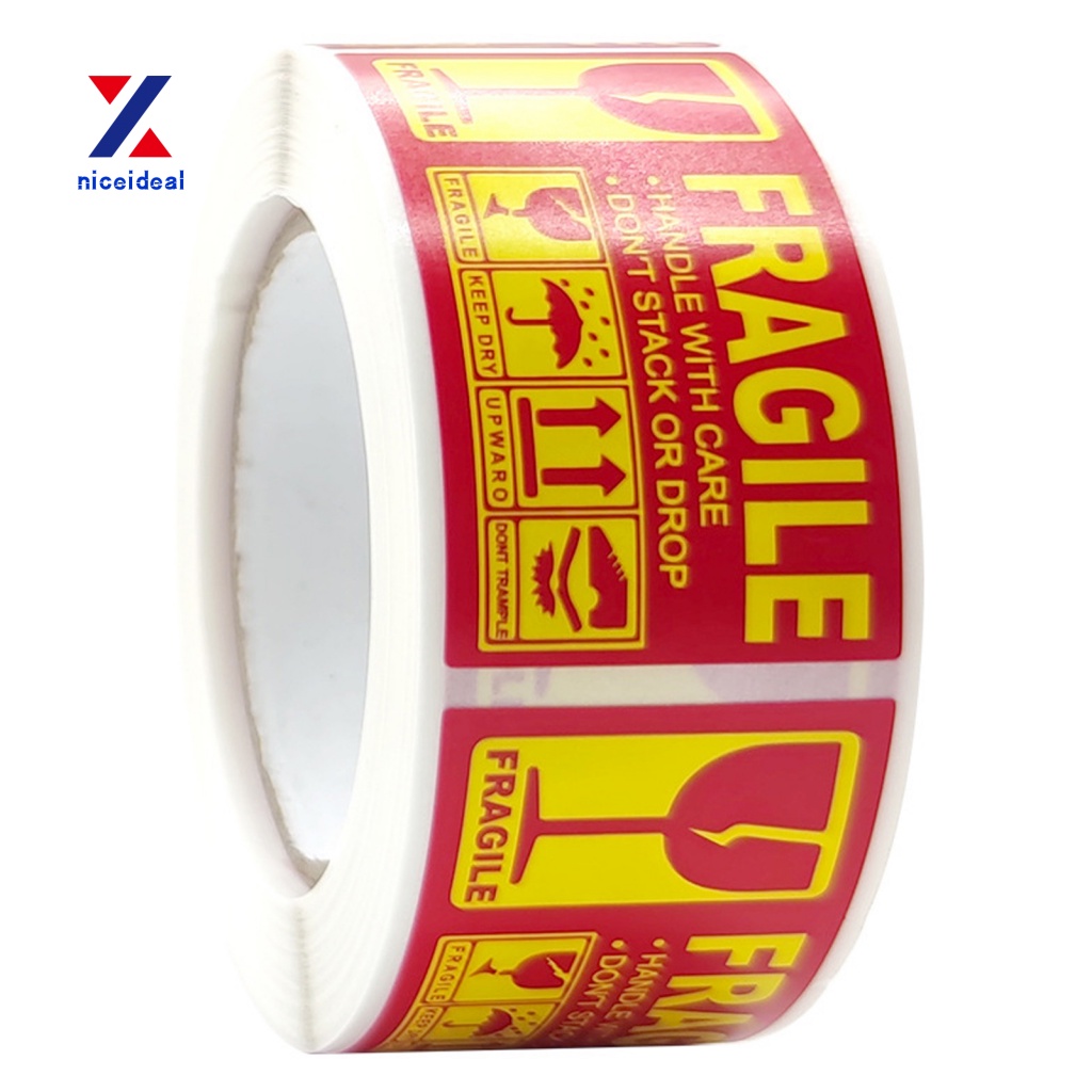 [Ready stock] 1 Roll DIY Fragile Warning Sign Sticker for Envelopes ...