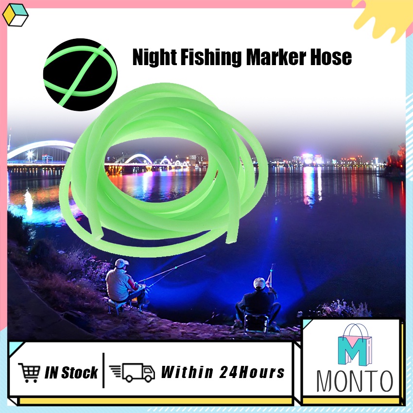 1 Meter Luminous Hose / Light Tube Silica Gel Fishing Attractant ...