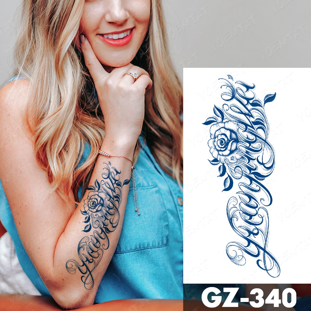 Juice Lasting Ink Waterproof Temporary Tattoo Sticker Semi-Permanent ...