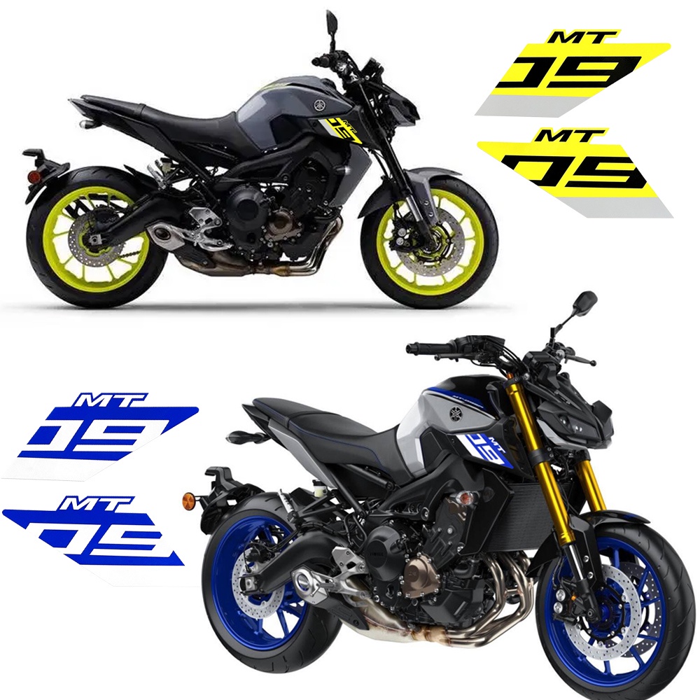 For YAMAHA MT-09 MT09 MT-09SP Motorcycle Side Air Intake Sticker Tank ...