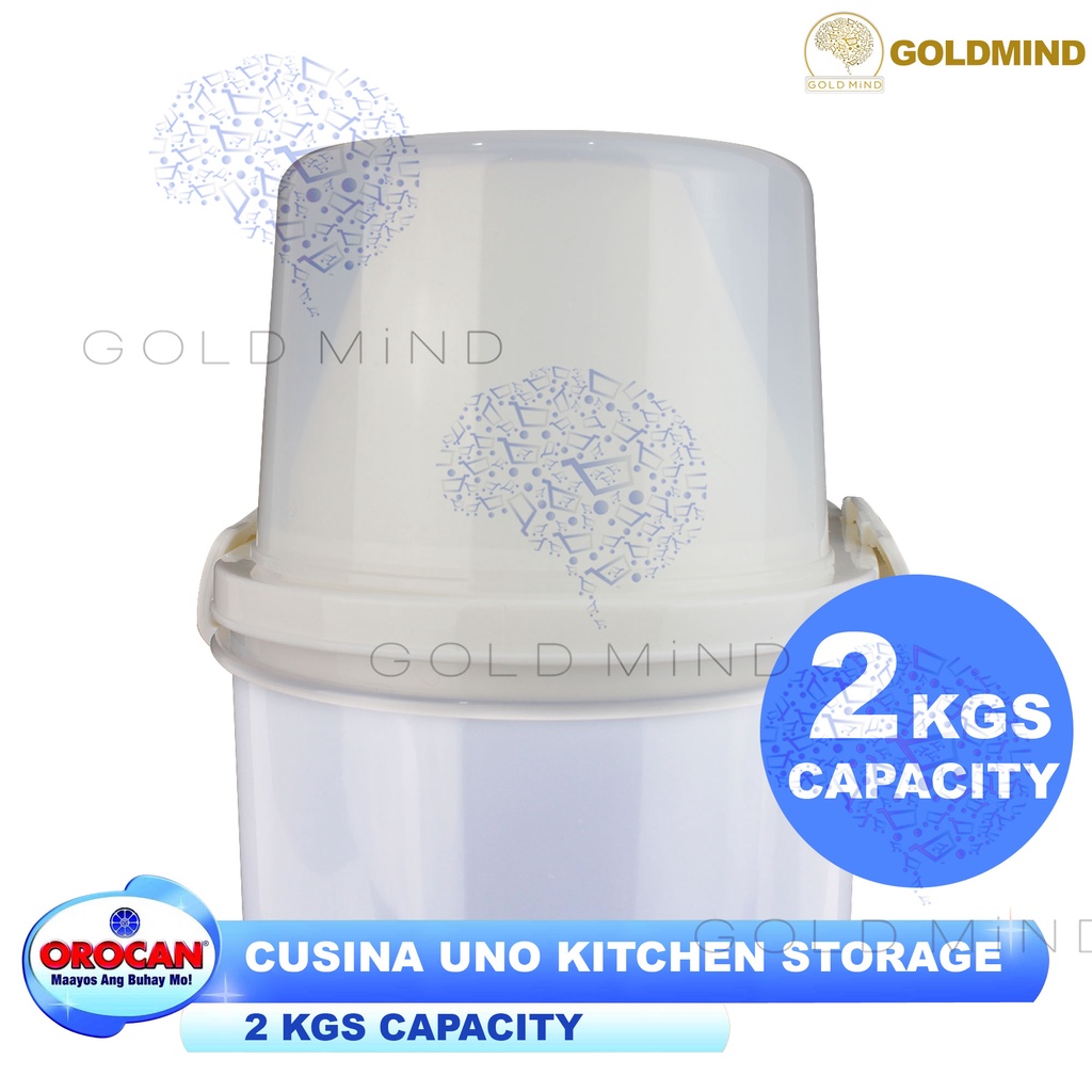 Orocan Kitchen Storage Dispenser Keep Your Pantry Organized 2kg -Gold ...