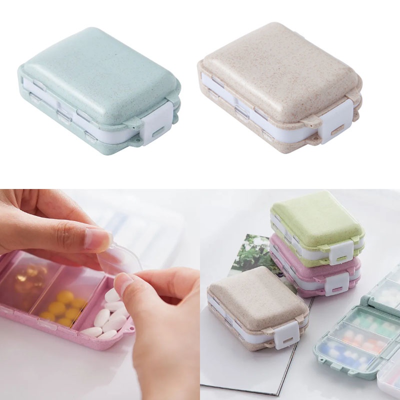 Protable Medicine Organizer Box Household Medicine Kit Pill Box ...