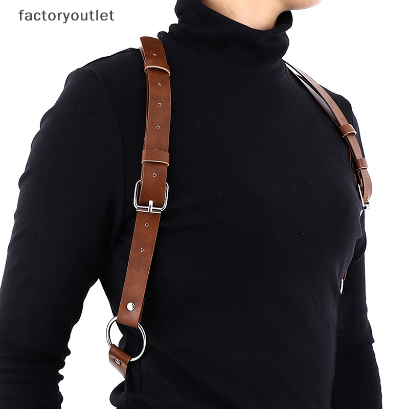 FCPH Best Selling Men's Suspenders Sexy Women Men Adjustable Leather ...