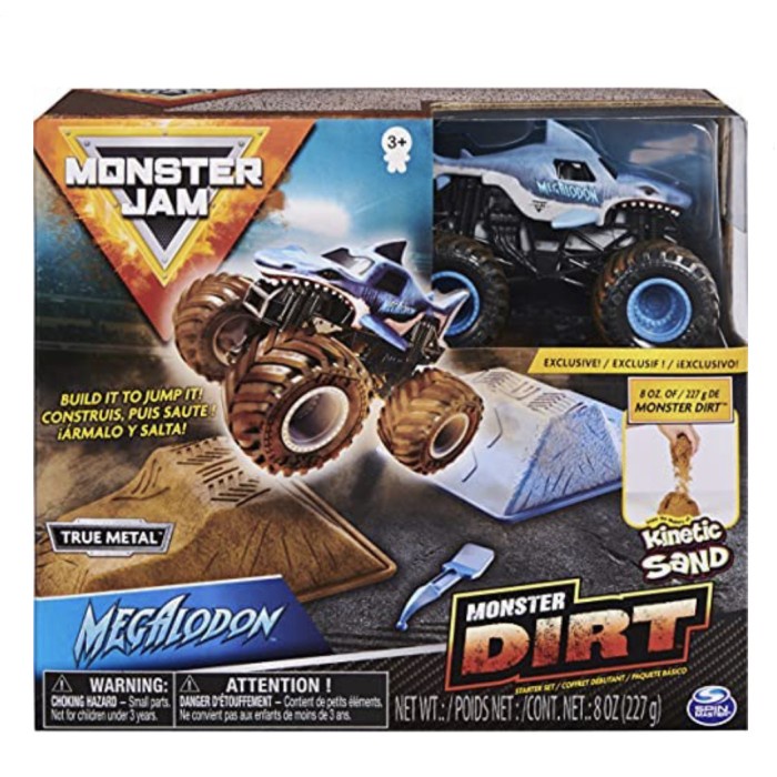 Spin Master Monster Jam - Monster Dirt Megalodon Set TK27 | Shopee ...