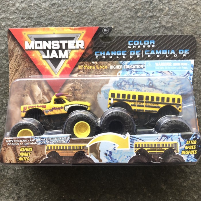 Spin Master Monster Jam Color Change - El LocoToro VS Higher Education ...